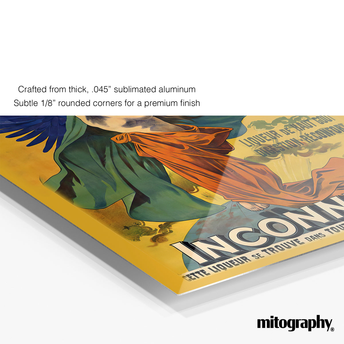 Inconnue Liqueur Poster – Vintage French Advertising Print | Mitography